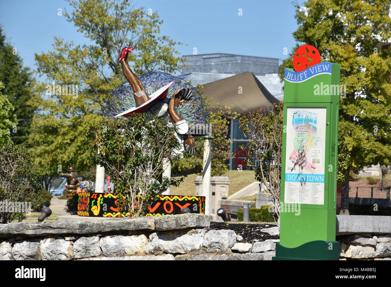Bluff View Arts District in Chattanooga, Tennessee Stock Photo - Alamy