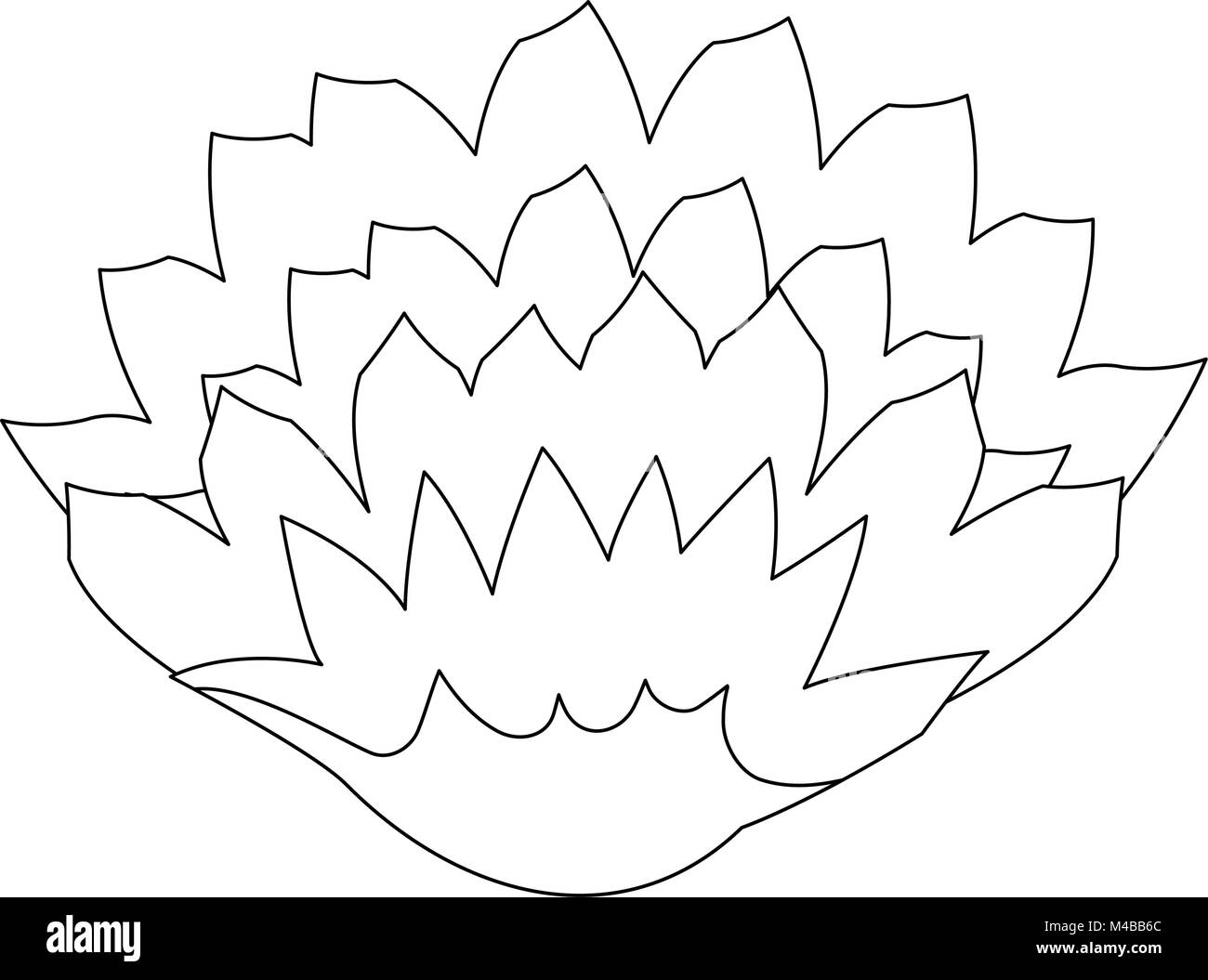 Beautiful flower symbol Stock Vector Image & Art - Alamy