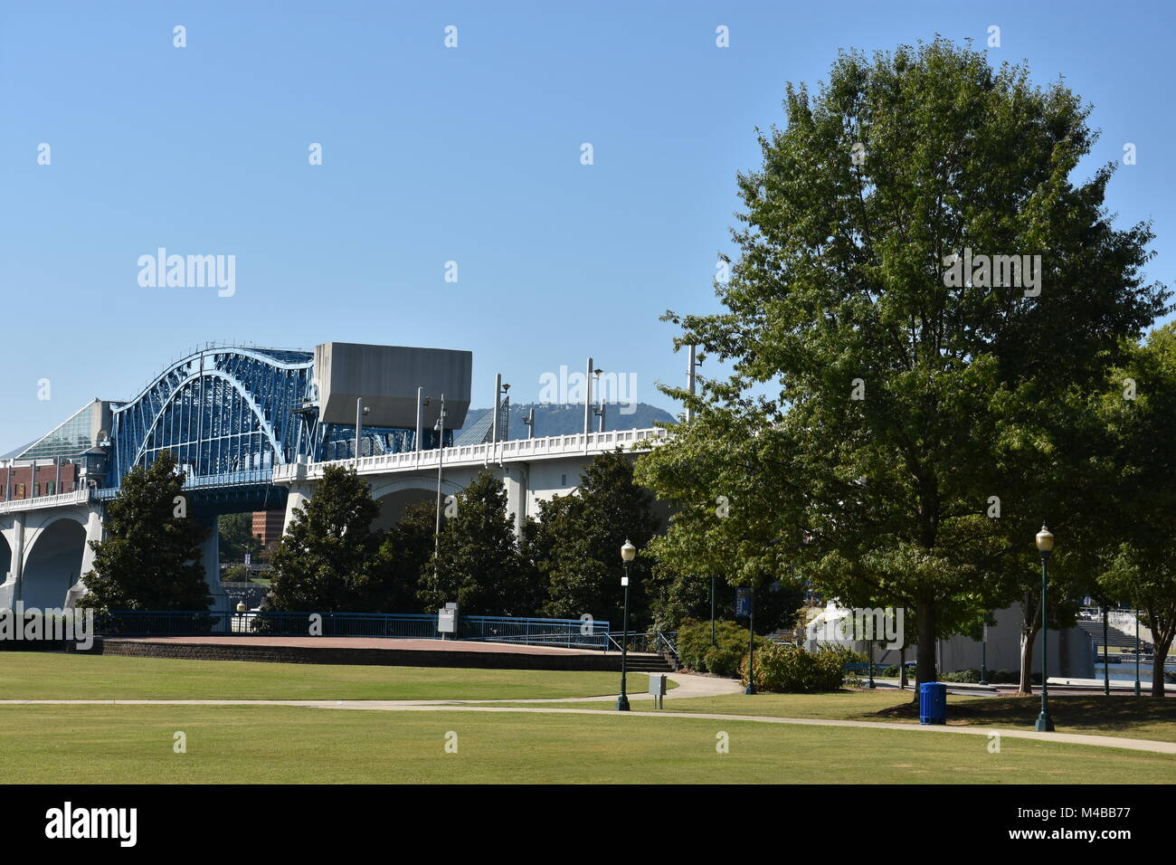 John Ross Bridge on Market Street in Chattanooga, Tennessee Stock Photo ...