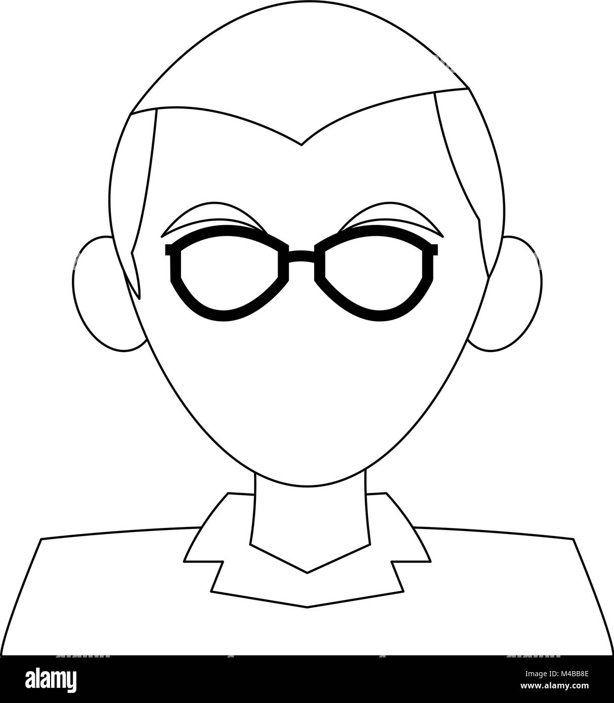 Man faceless cartoon Stock Vector Image & Art - Alamy