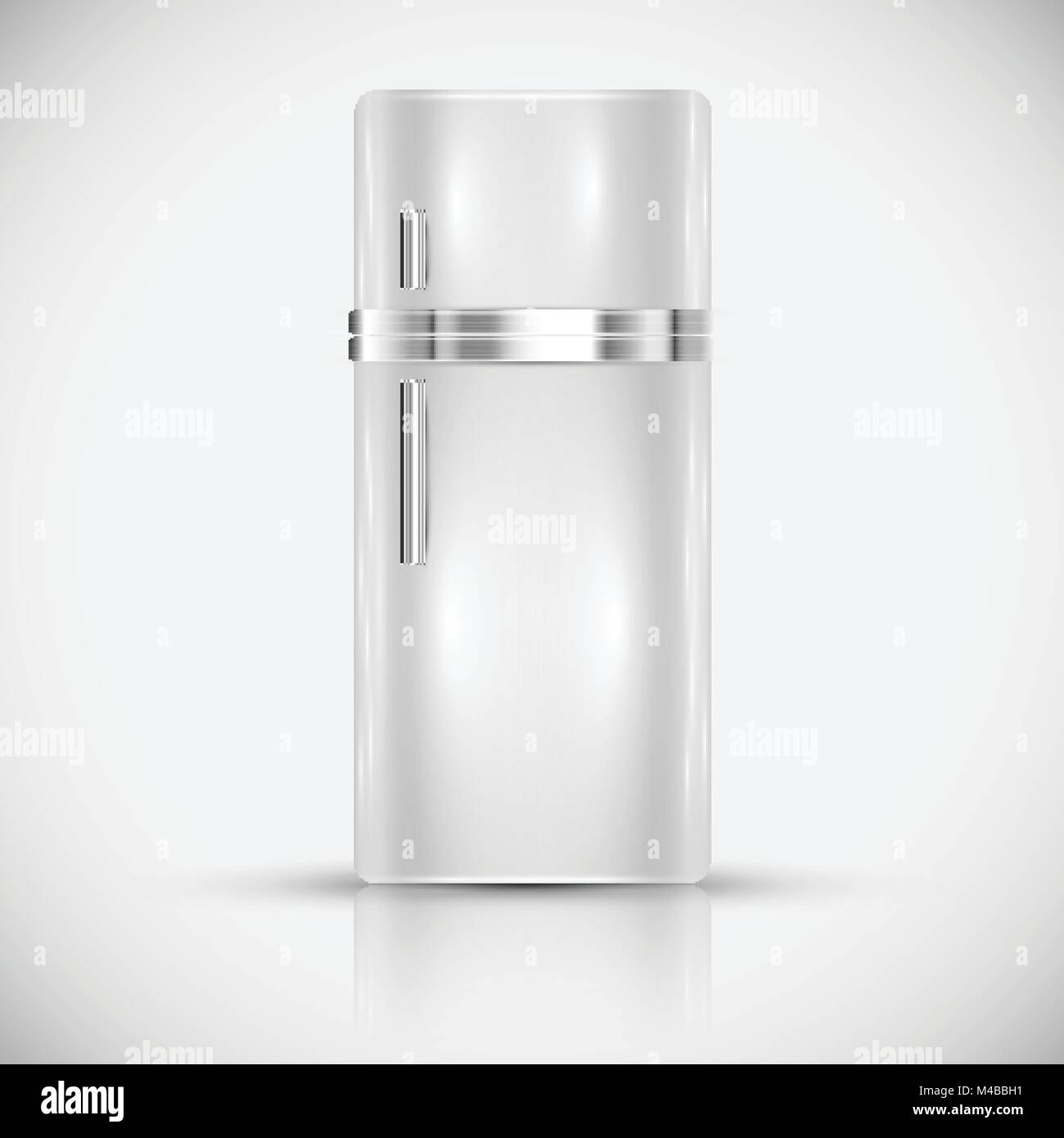 Realistic white fridge, vector Stock Vector Image & Art - Alamy