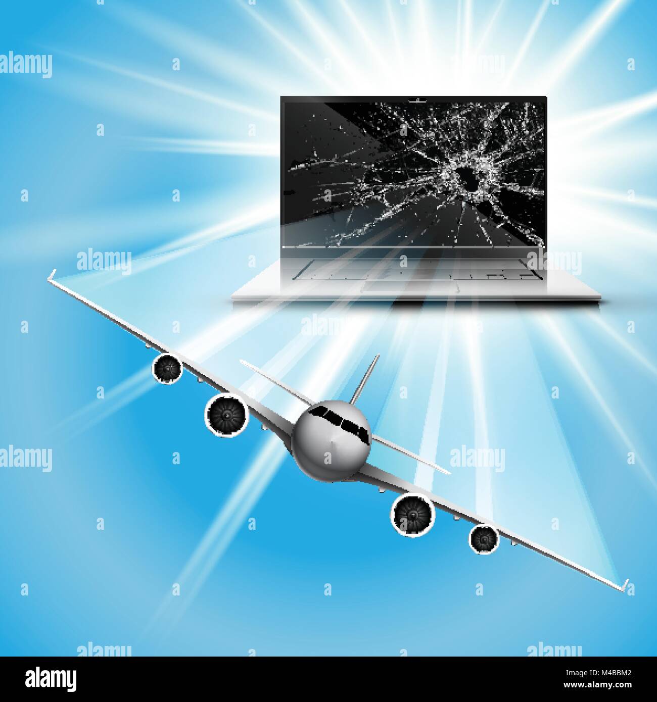 Flying truck Stock Vector Images - Alamy