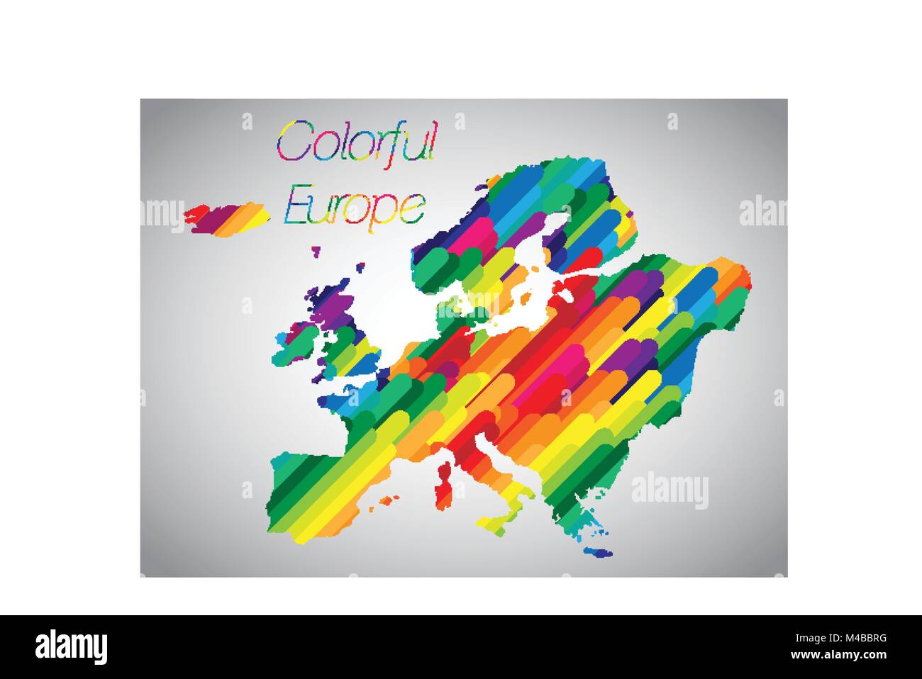 Colorful vector Europe Stock Vector Image & Art - Alamy