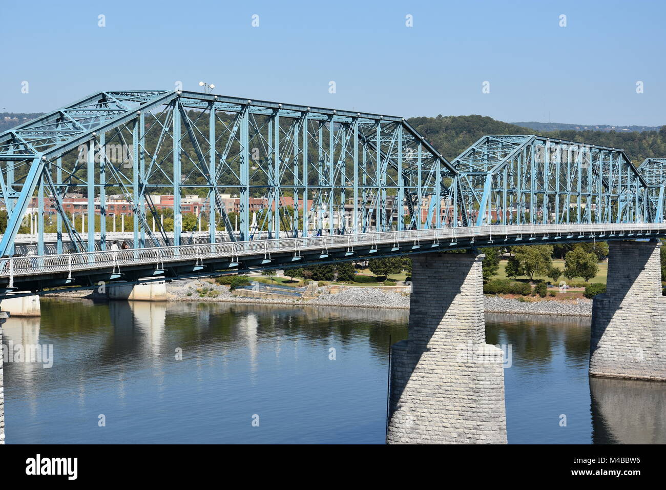 Walnut Street Bridge in Chattanooga, Tennessee Stock Photo - Alamy