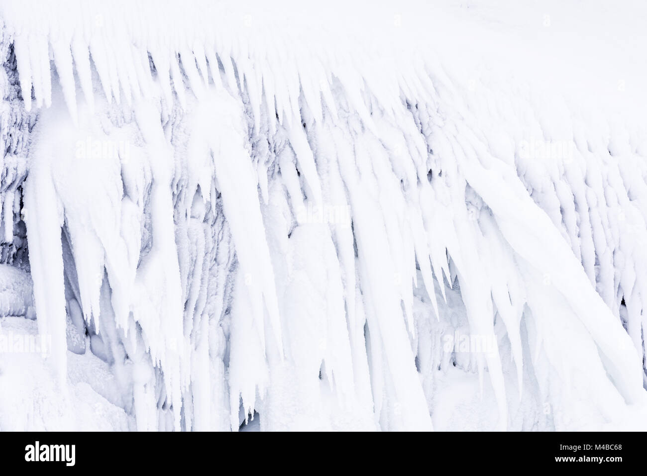 Icicles, Lake Tornetraesk, Lapland, Sweden Stock Photo - Alamy