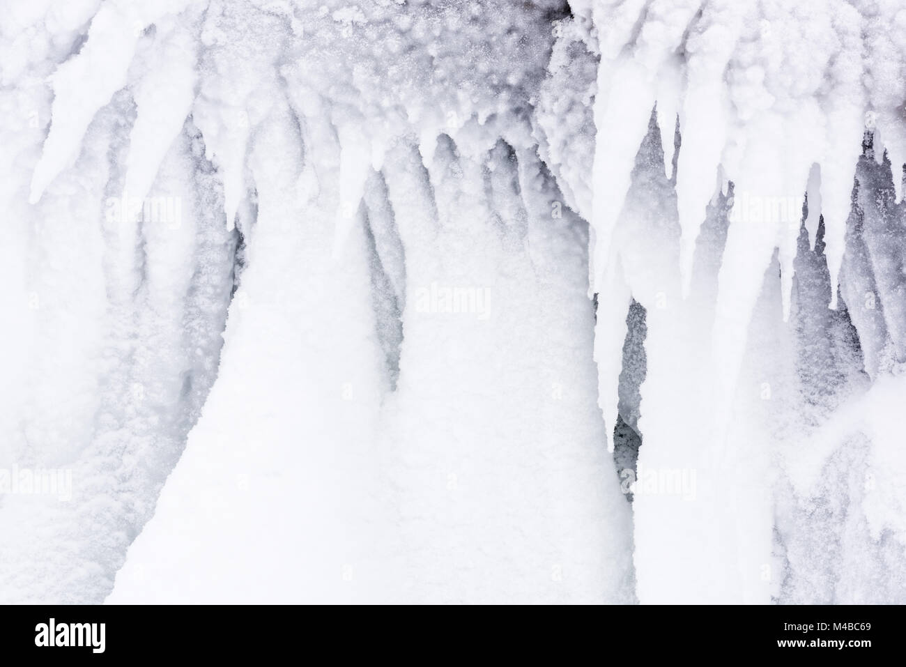 Icicles, Lake Tornetraesk, Lapland, Sweden Stock Photo - Alamy