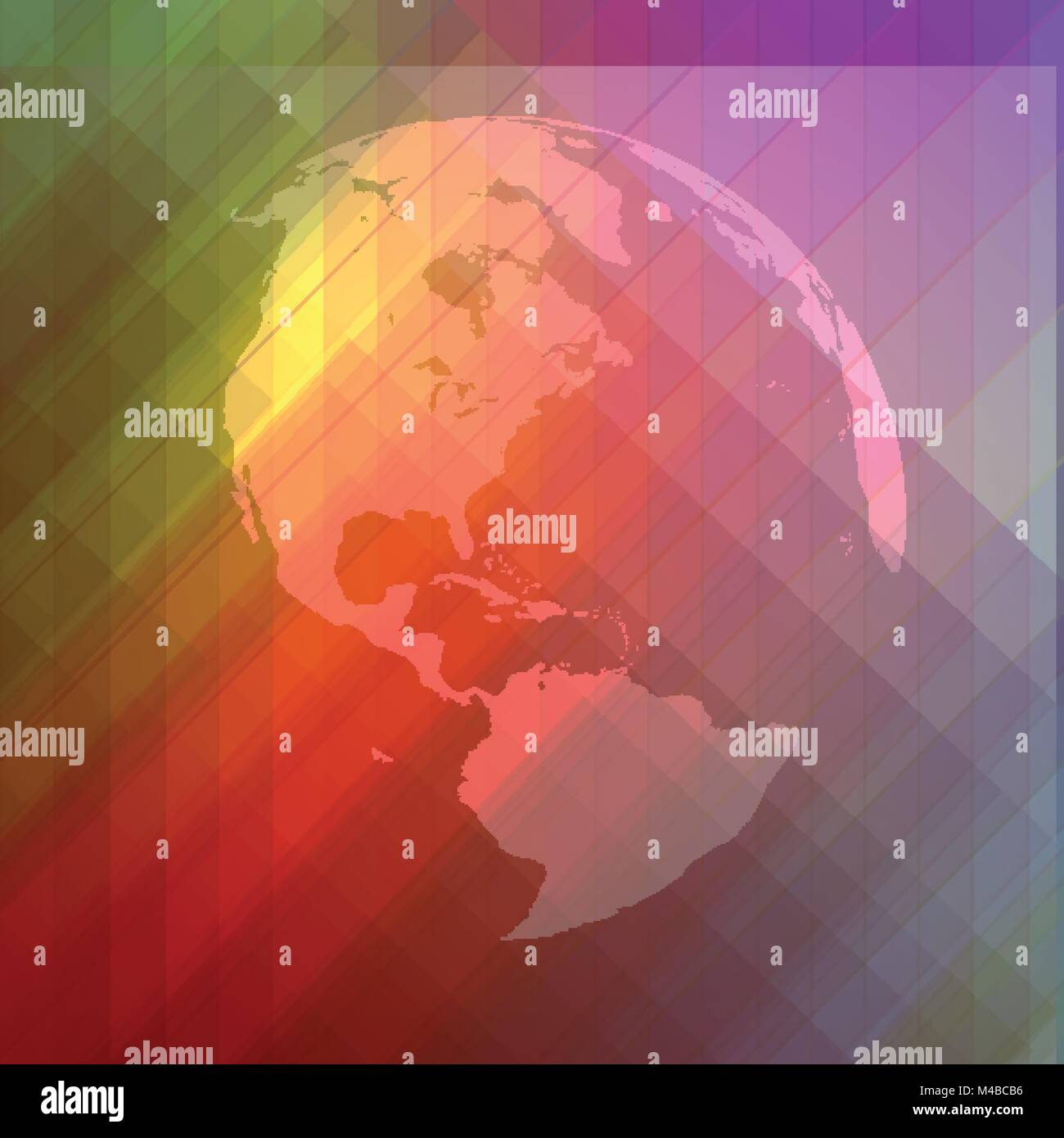 Colorful abstract world symbol Stock Vector Image & Art - Alamy