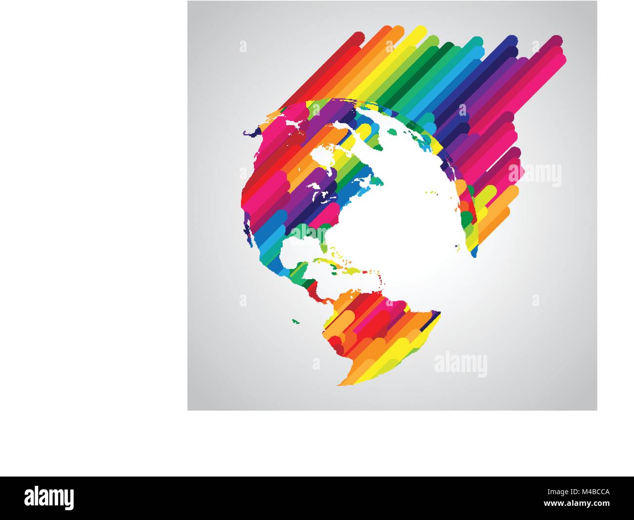 Colorful abstract world symbol Stock Vector Image & Art - Alamy