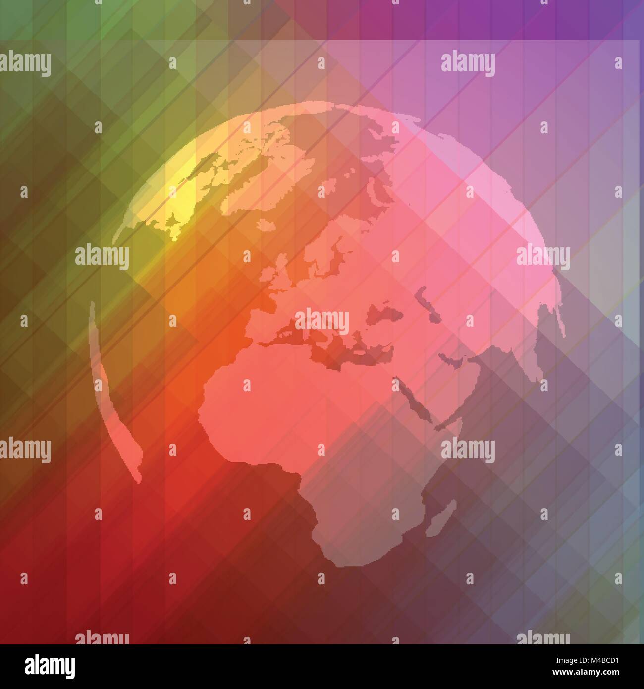 Colorful abstract world symbol Stock Vector Image & Art - Alamy
