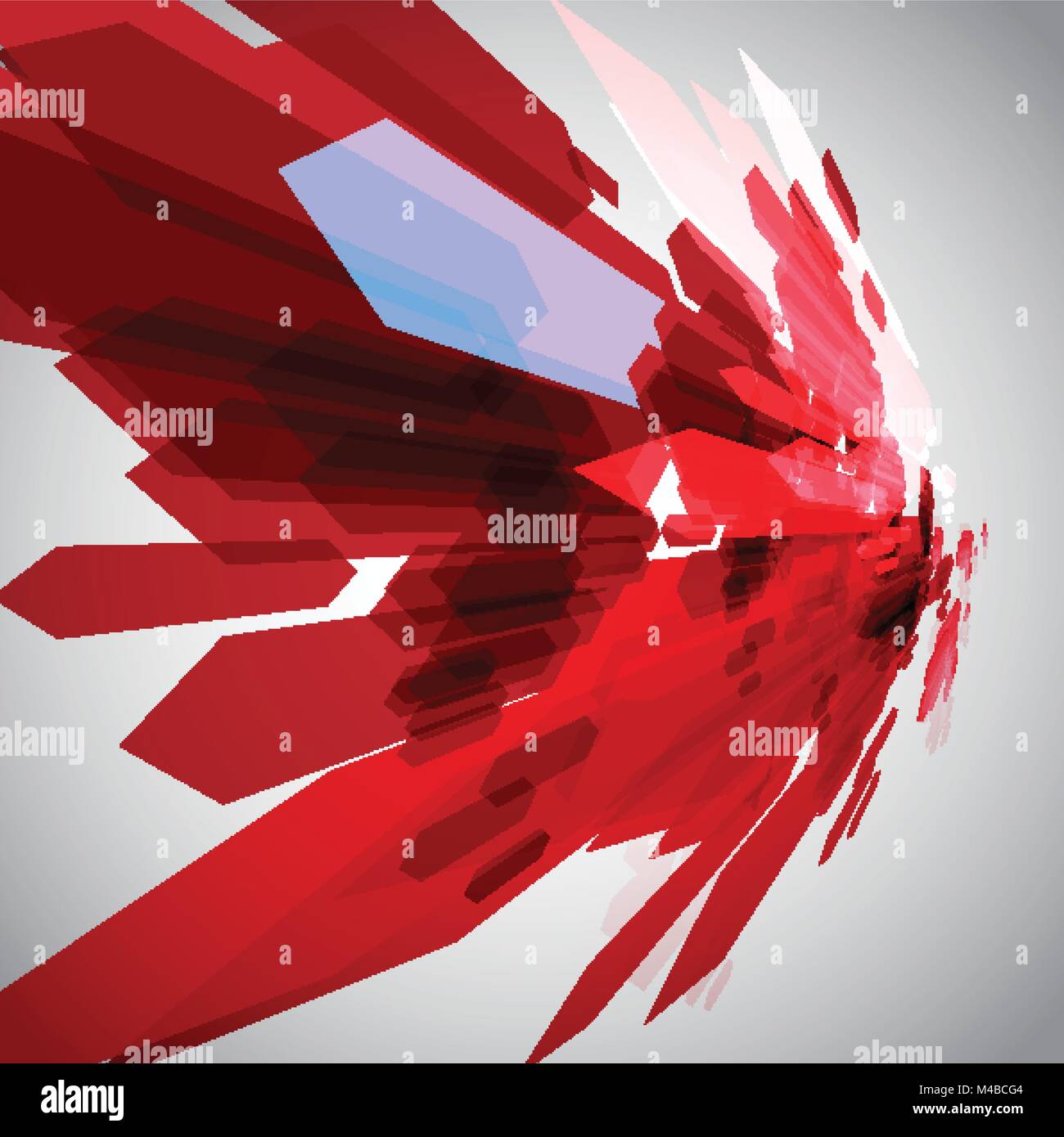 Red arrows in motion vector Stock Vector Image & Art - Alamy