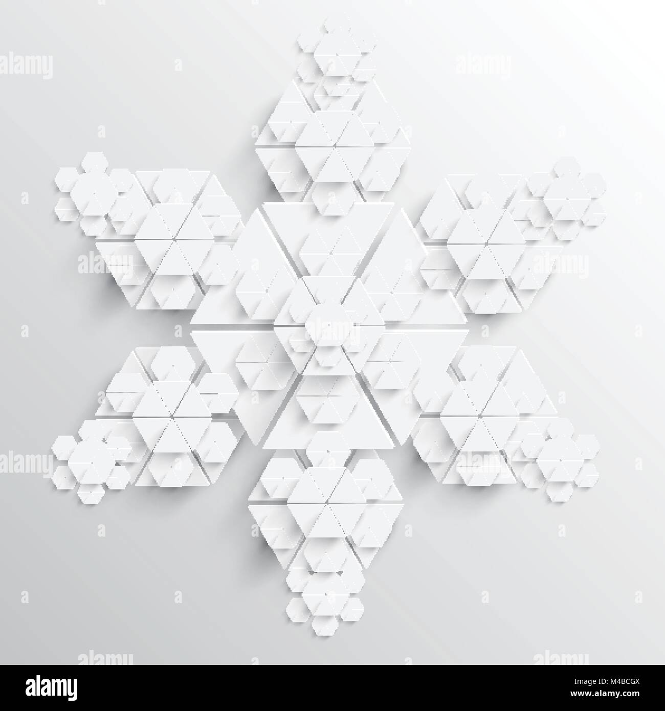 Paper snowflake Stock Vector Images - Alamy