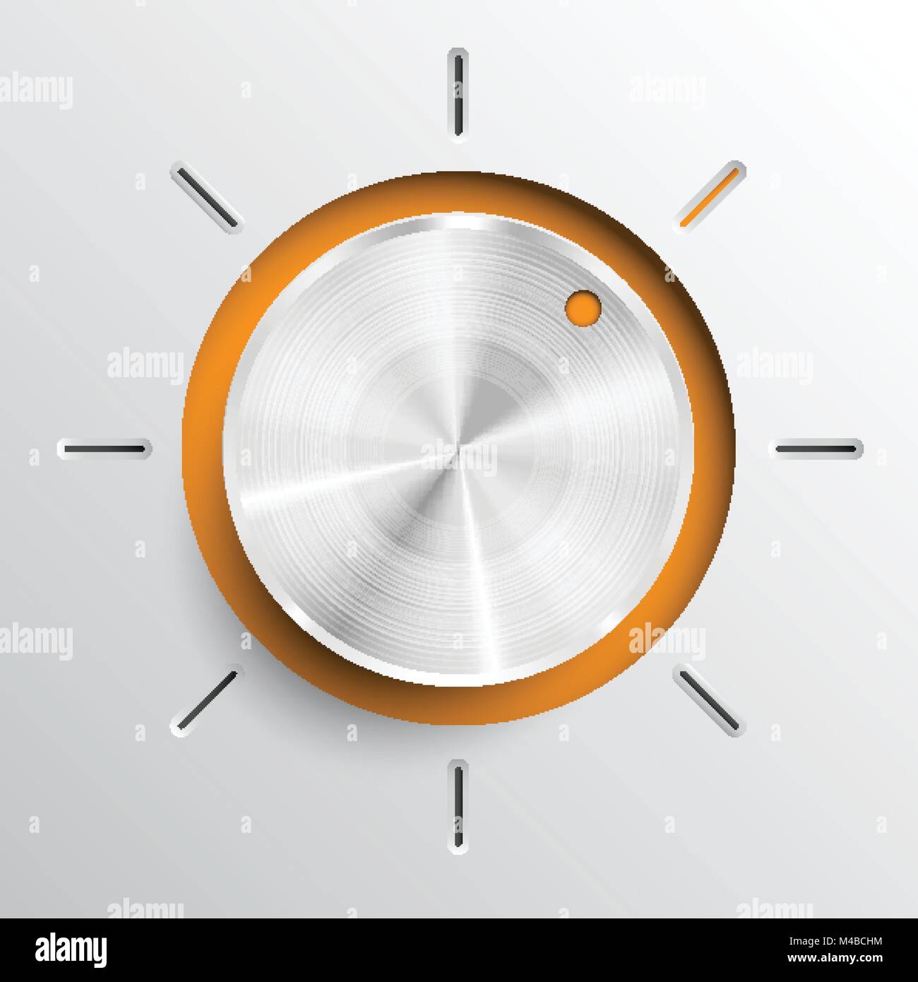 Technology music volume or switch vector button Stock Vector Image ...