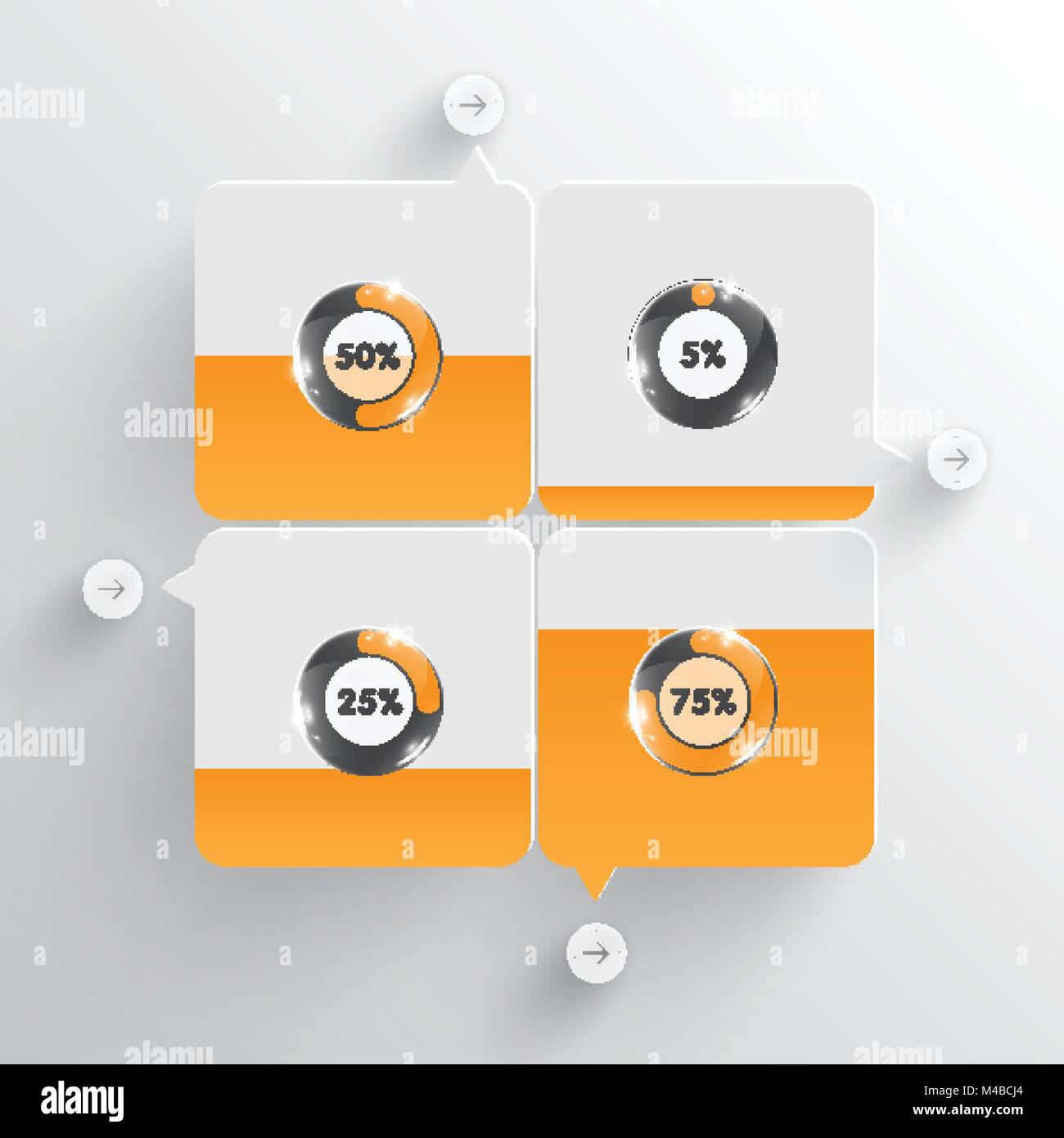 Orange loading vector template Stock Vector Image & Art - Alamy