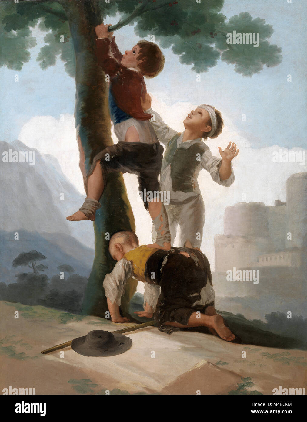 Francisco de Goya - Boys Climbing a Tree Stock Photo - Alamy