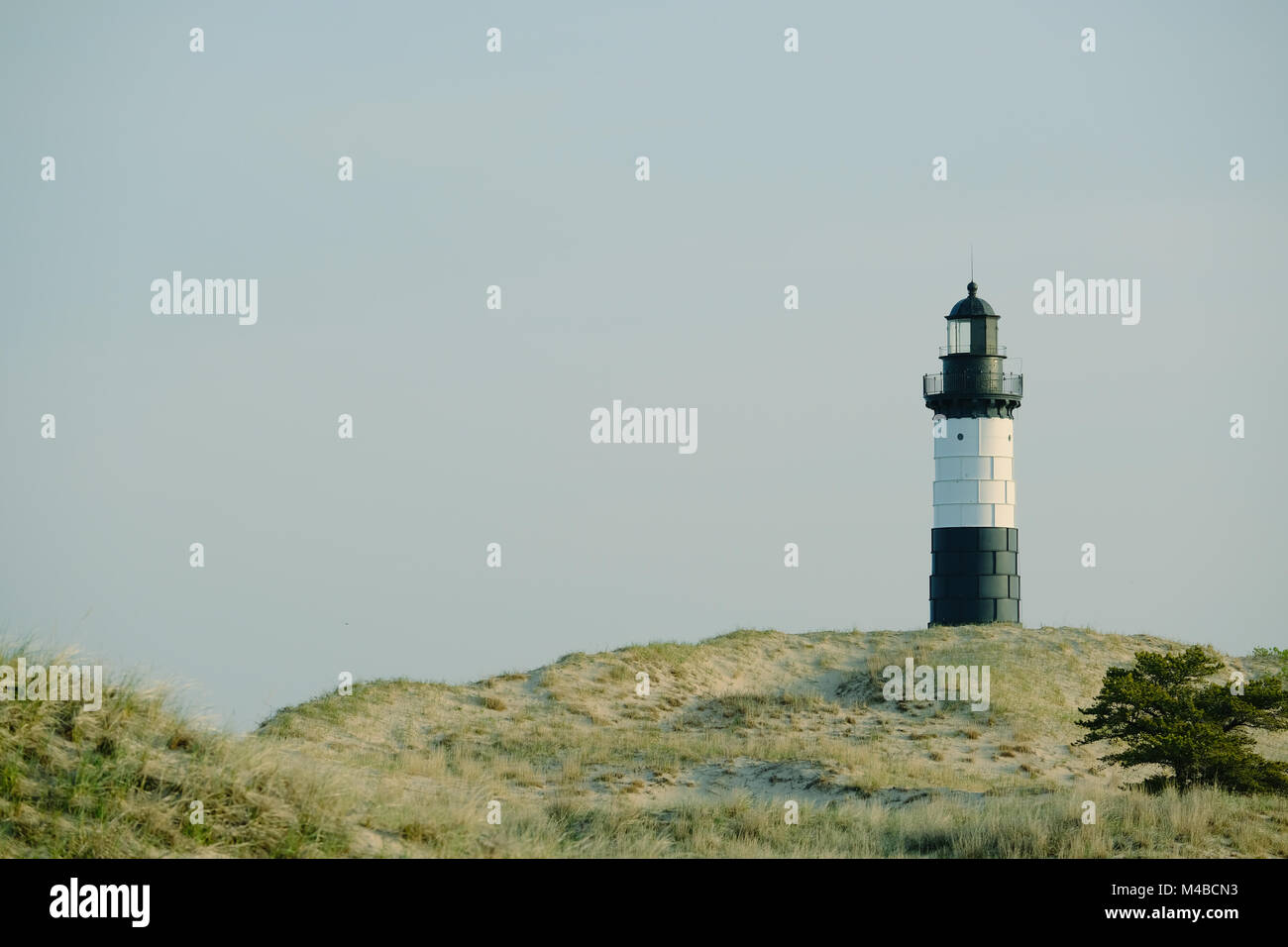 Big Sable Point Lighthouse in dunes, built in 1867 Stock Photo - Alamy