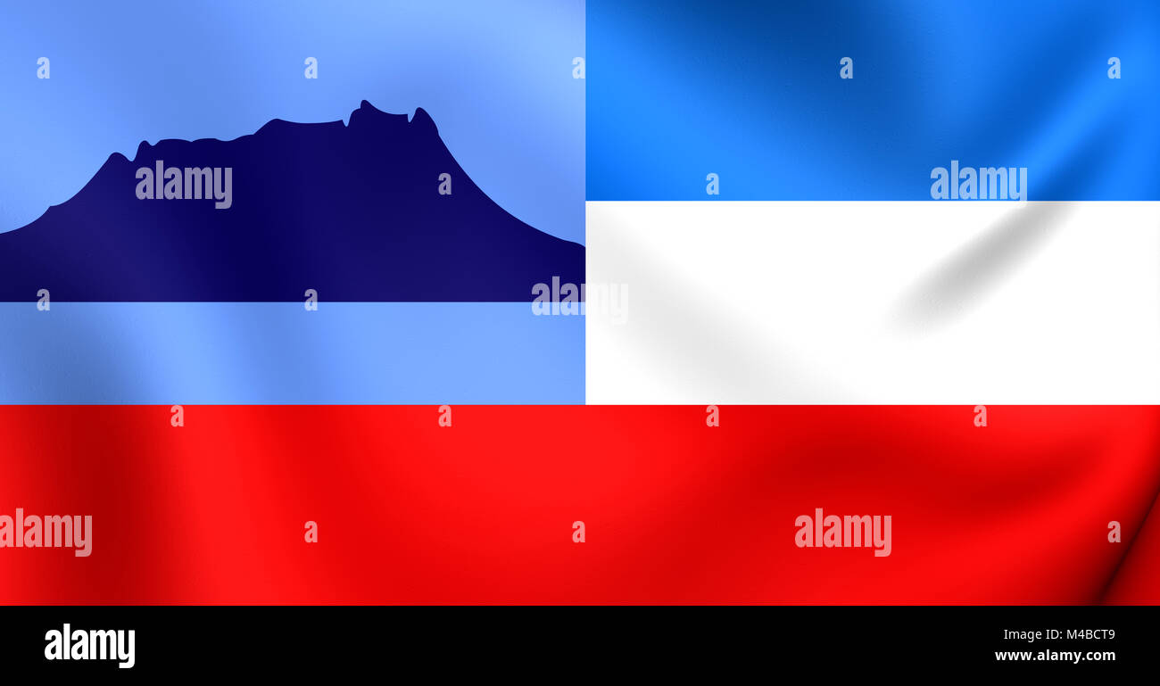 3D Flag of the Sabah Stock Photo - Alamy