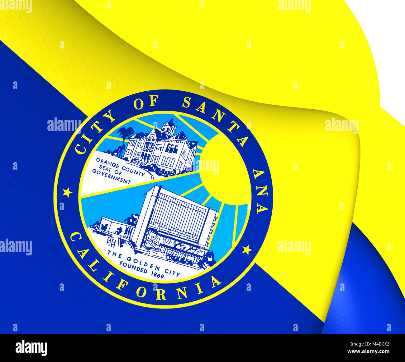 Santa ana flag hi-res stock photography and images - Alamy