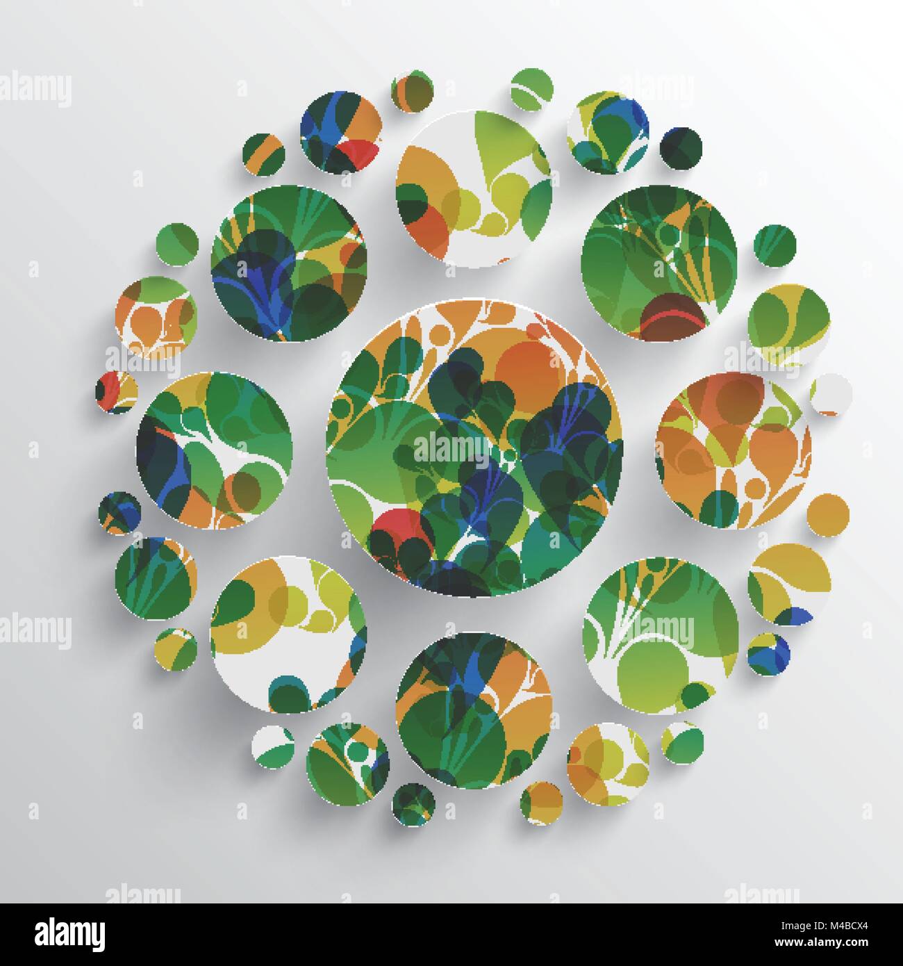 Colorful template for advertising, vector illustration Stock Vector ...