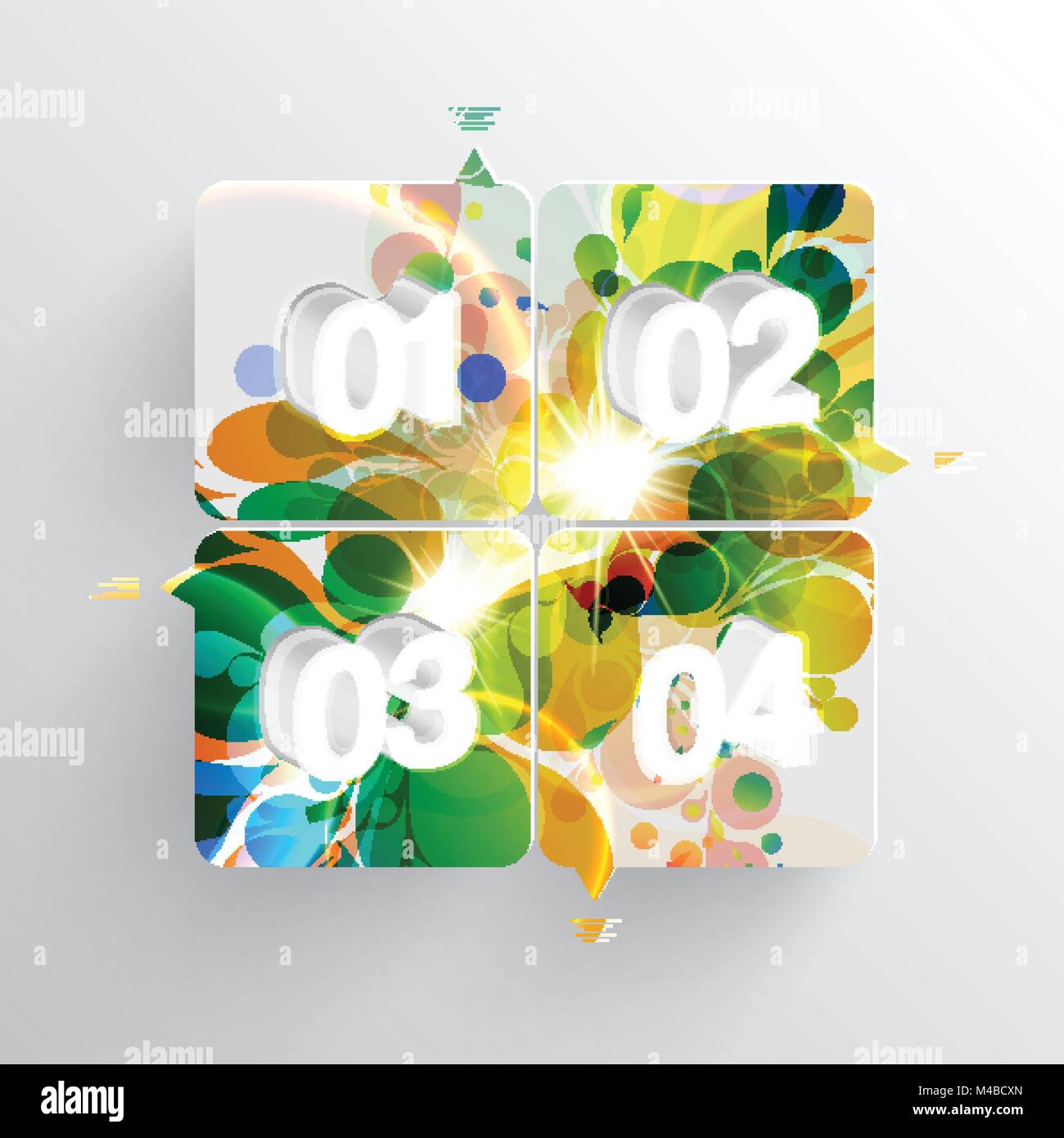 Colorful template for advertising, vector illustration Stock Vector ...