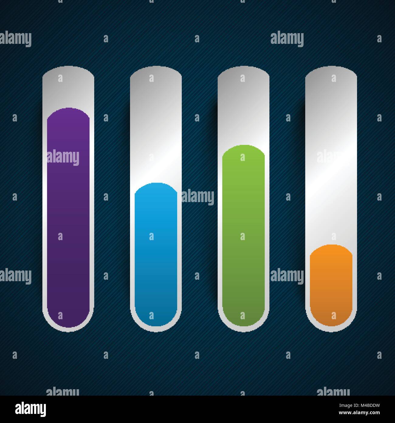 Business abstract status bars, vector Stock Vector Image & Art - Alamy