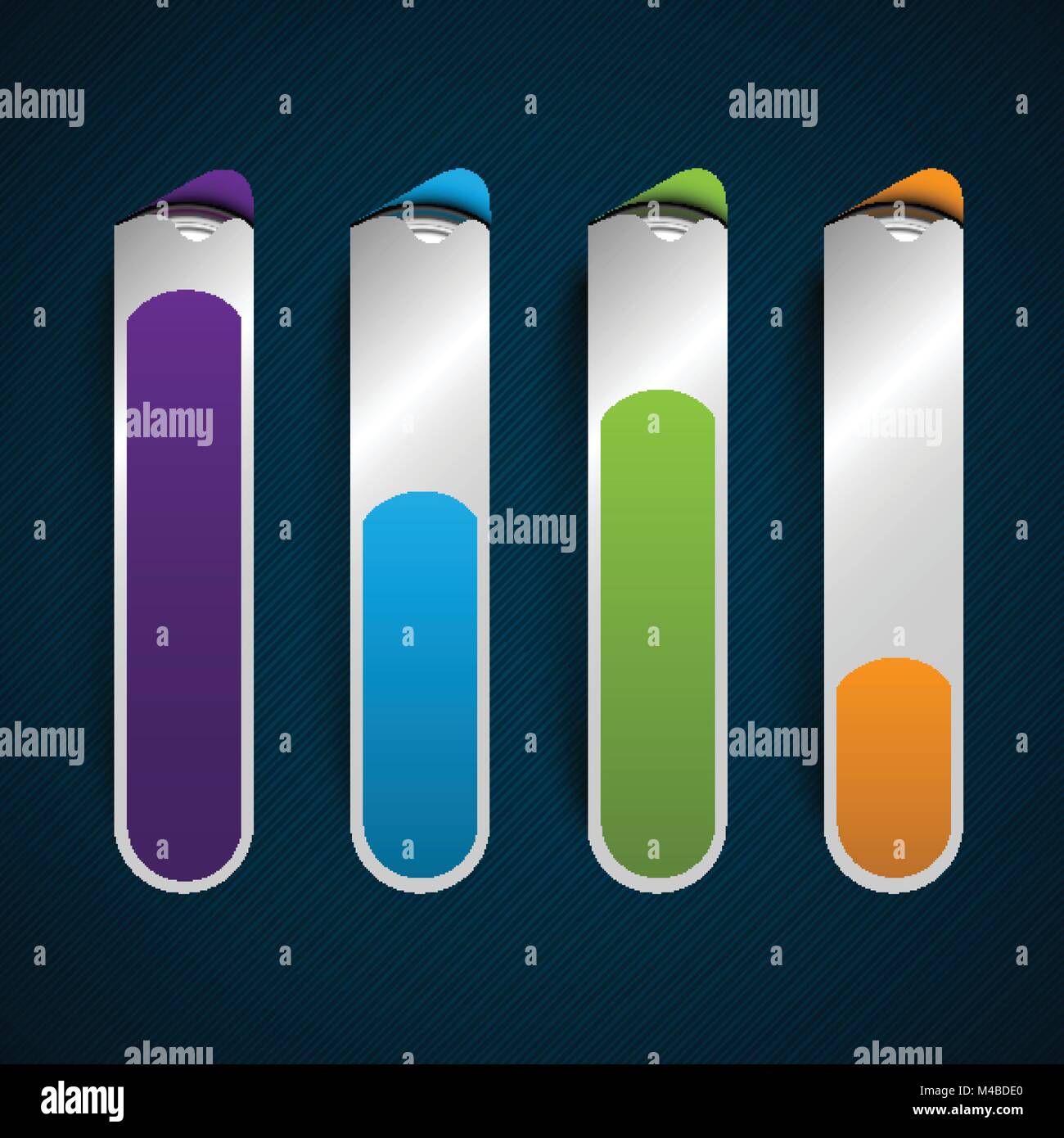 Business abstract status bars, vector Stock Vector Image & Art - Alamy