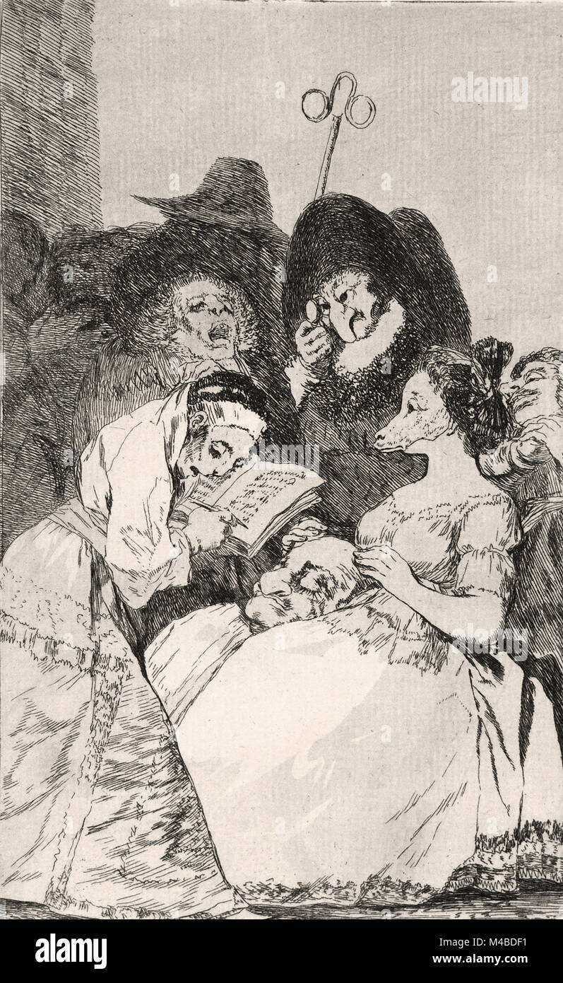Francisco de Goya y Lucientes - The filiation (La filiacion), from The ...