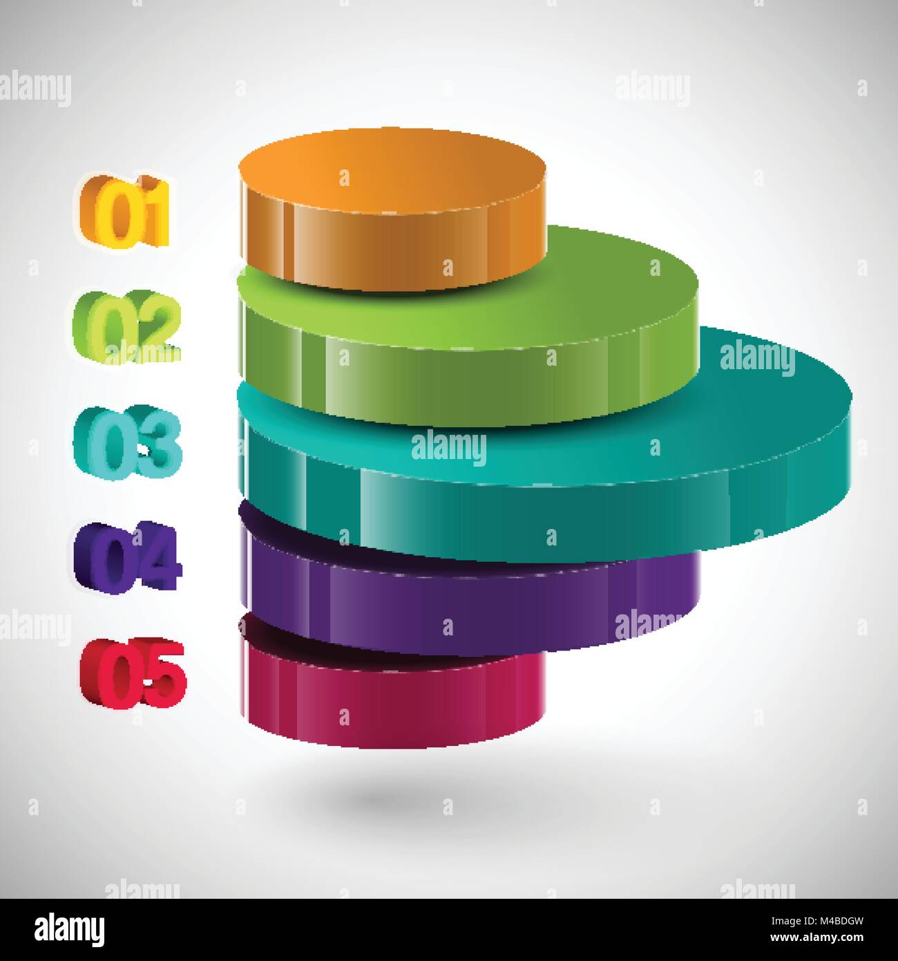 3D infographic vector design Stock Vector Image & Art - Alamy