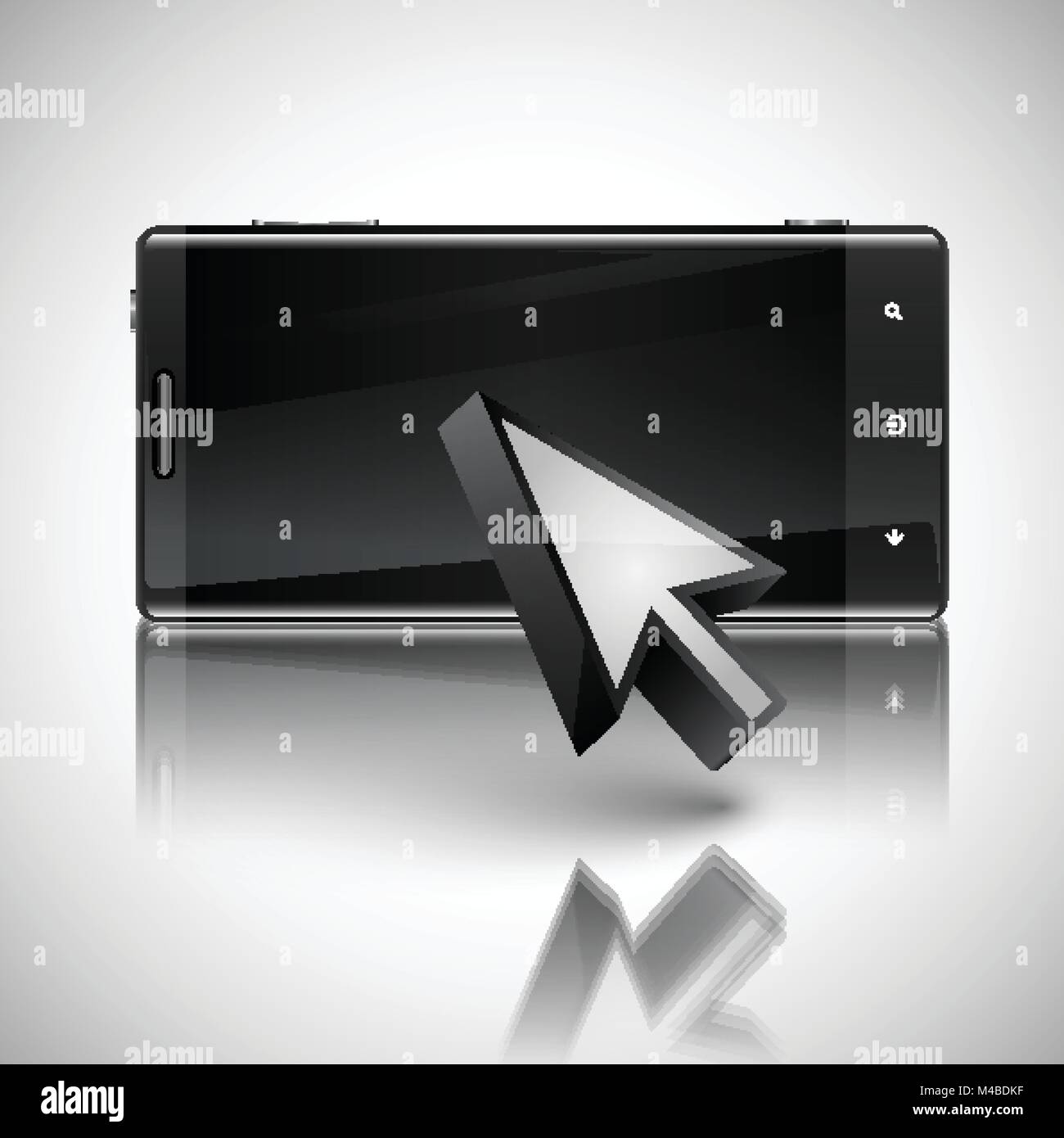 Point on laptop screen Stock Vector Images - Alamy
