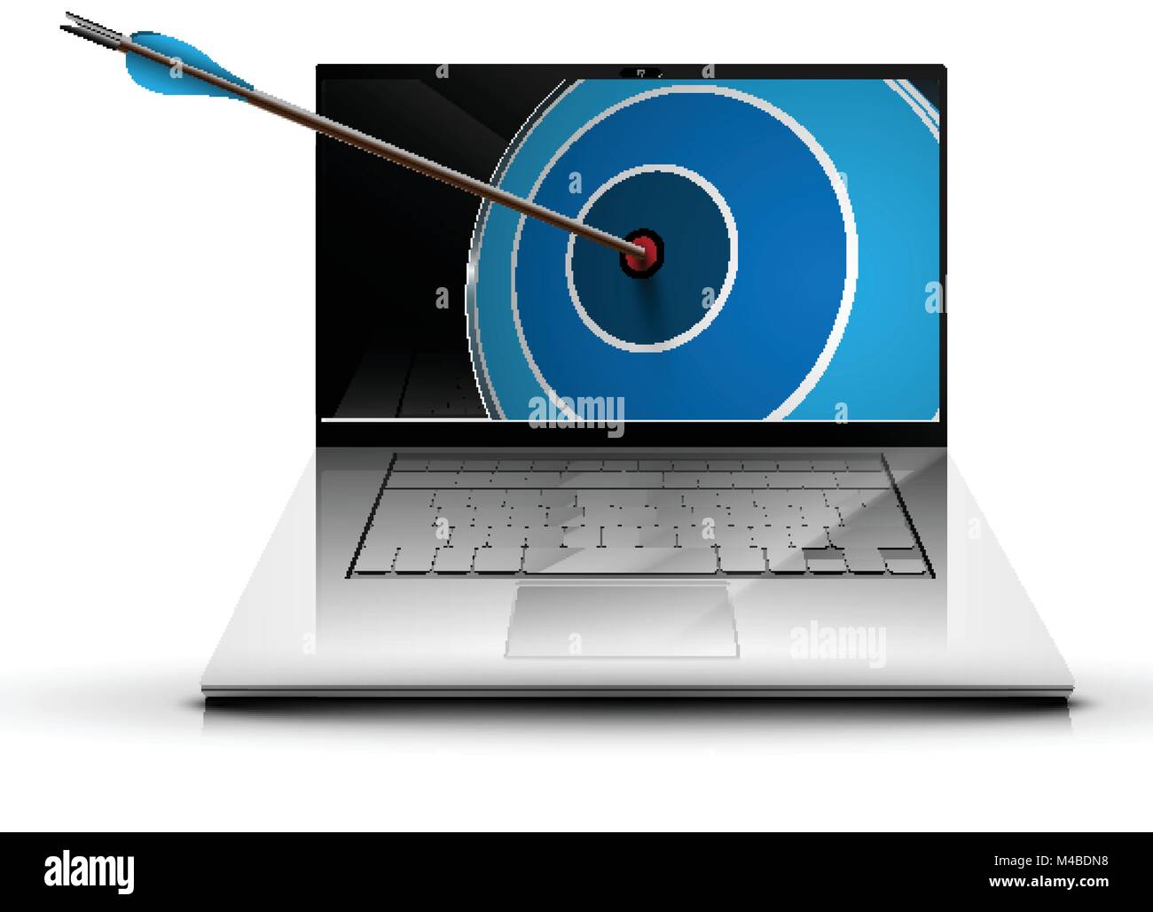 Wave arrow icon curved Stock Vector Images - Alamy