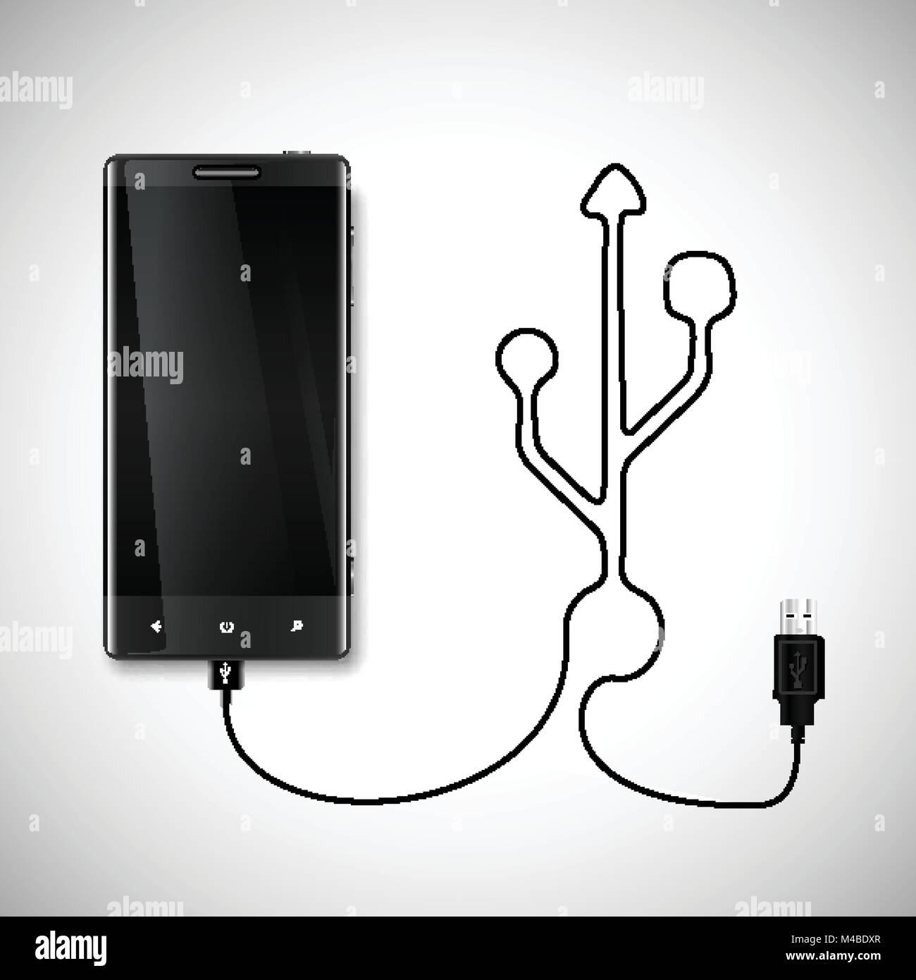 Drive mobile phone Stock Vector Images - Alamy