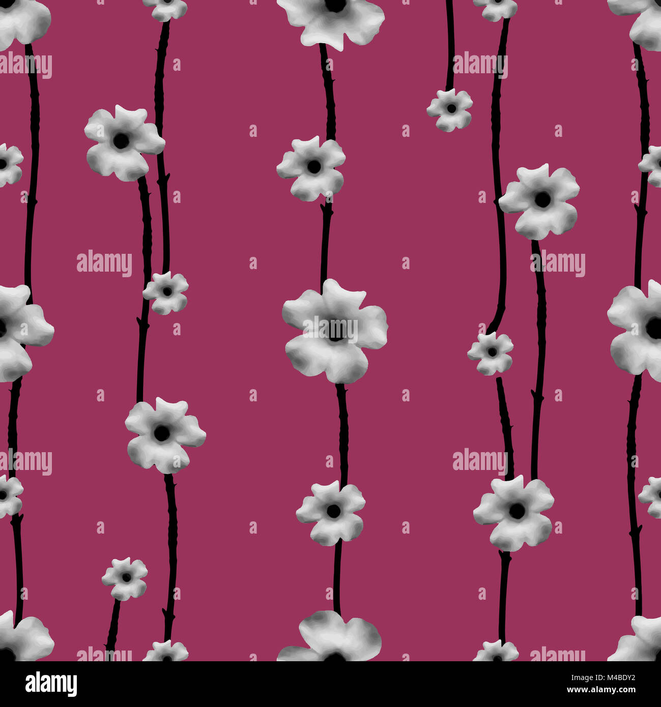 Floral Collage Pattern Stock Photo - Alamy