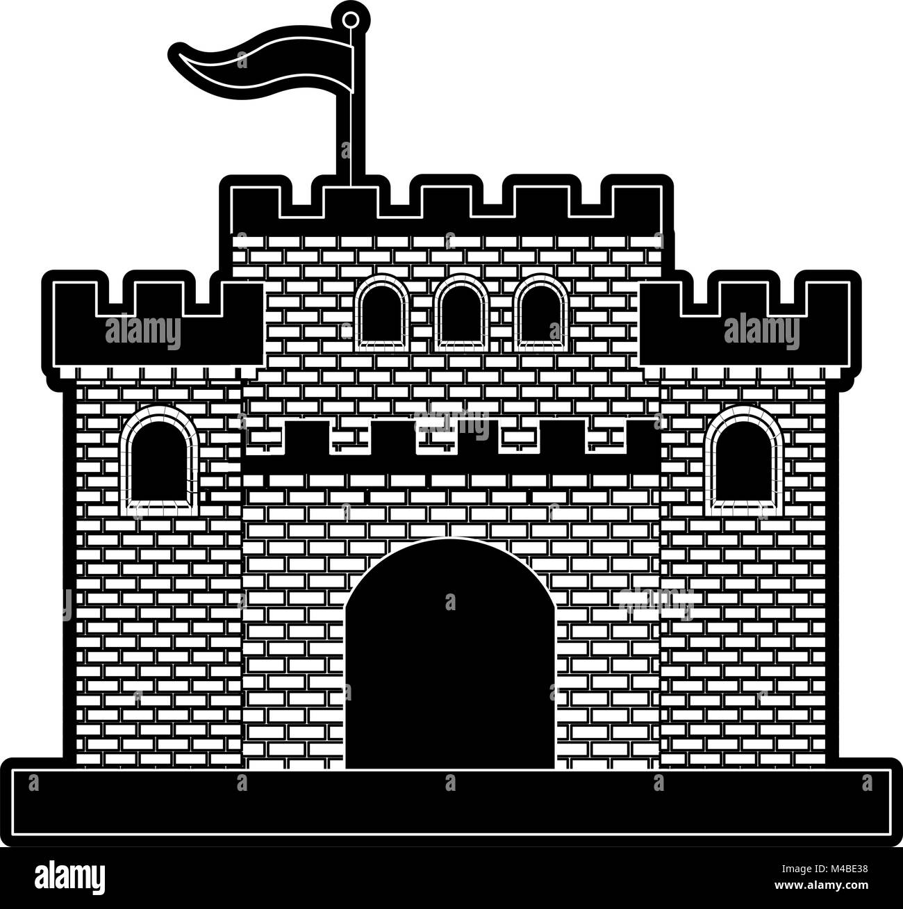 Medieval caslthe symbol Stock Vector Image & Art - Alamy
