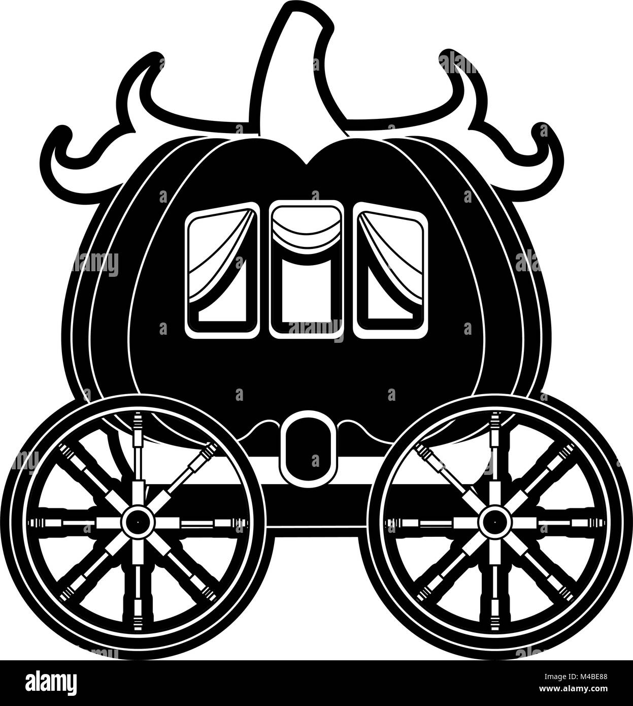 Pumpkin Carriage Clipart