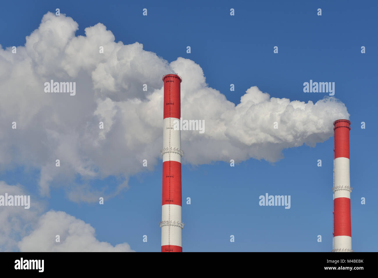 Pollution air. Smoke from pipe. Moscow, Russia Stock Photo - Alamy