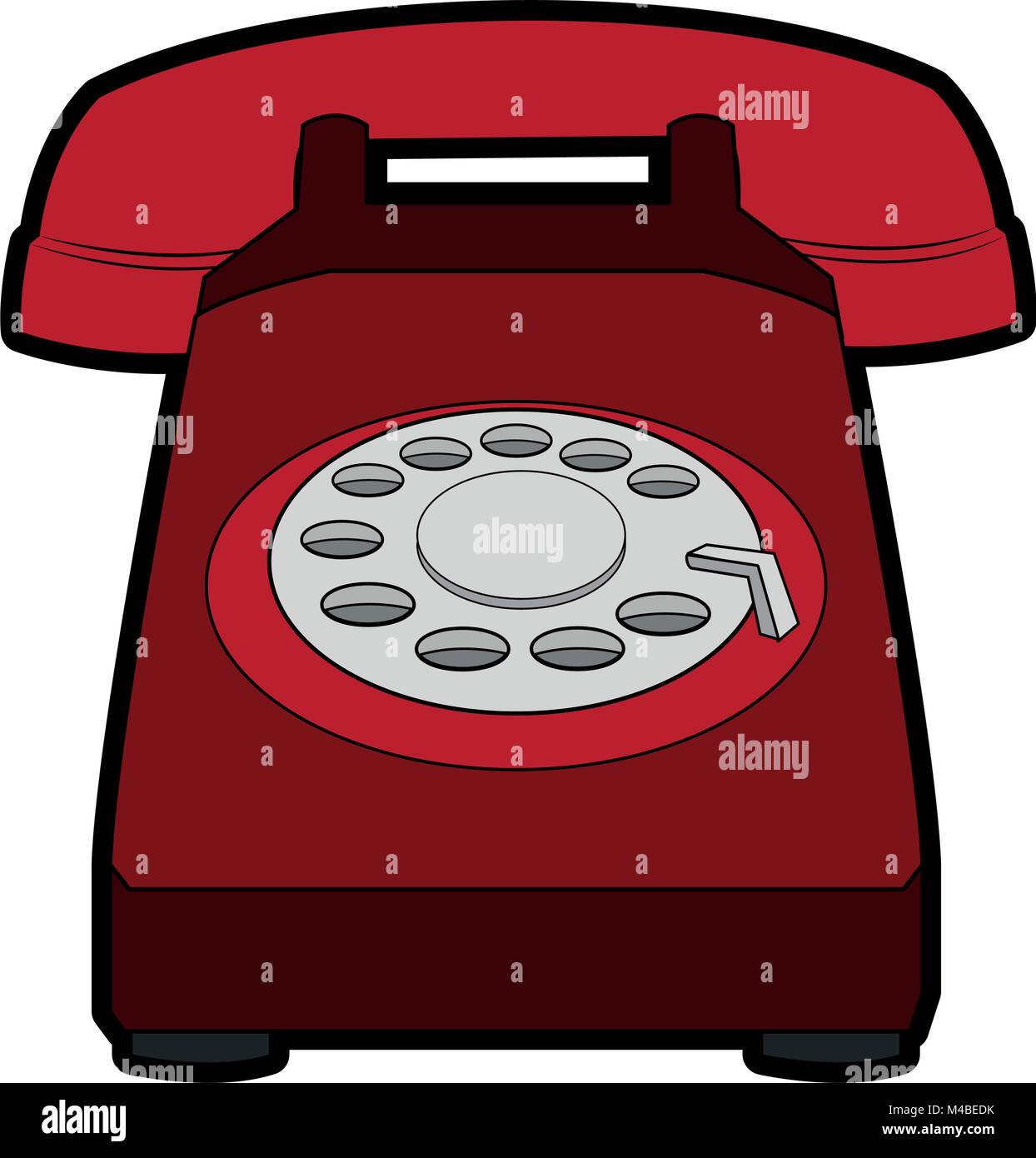 Vintage telephone cartoon Stock Vector Image & Art - Alamy