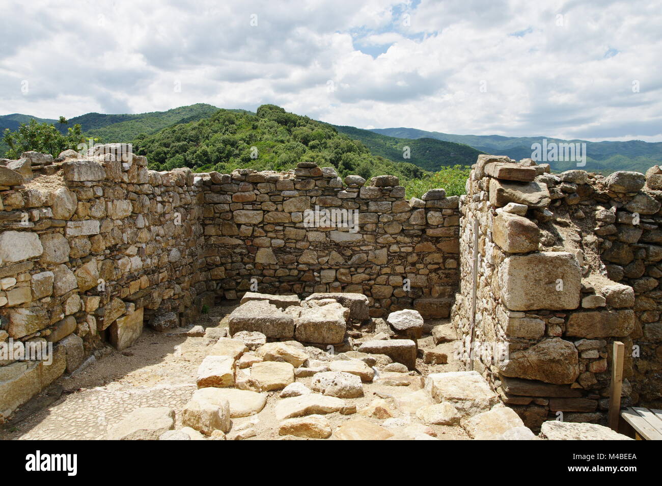 Ruins of Stagira, Greece. Antique colony of the 7th century BC. Ruined ...