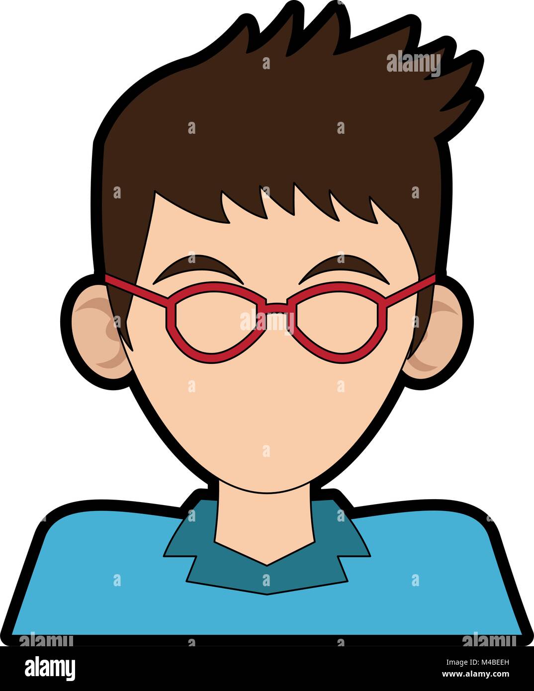 Vector illustration generic cartoon character Stock Vector Images - Alamy