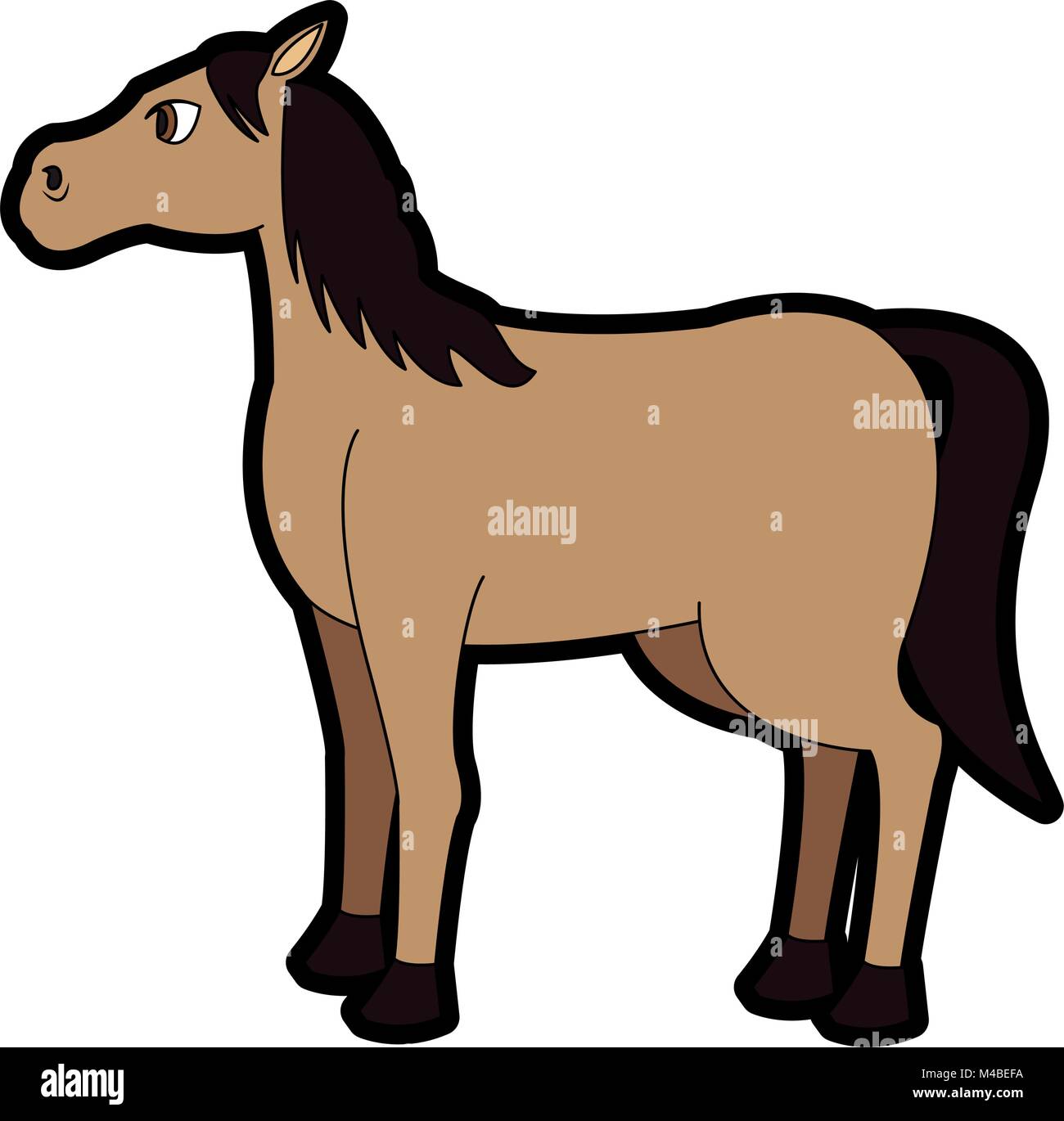 Horse animal cartoon Stock Vector Image & Art - Alamy