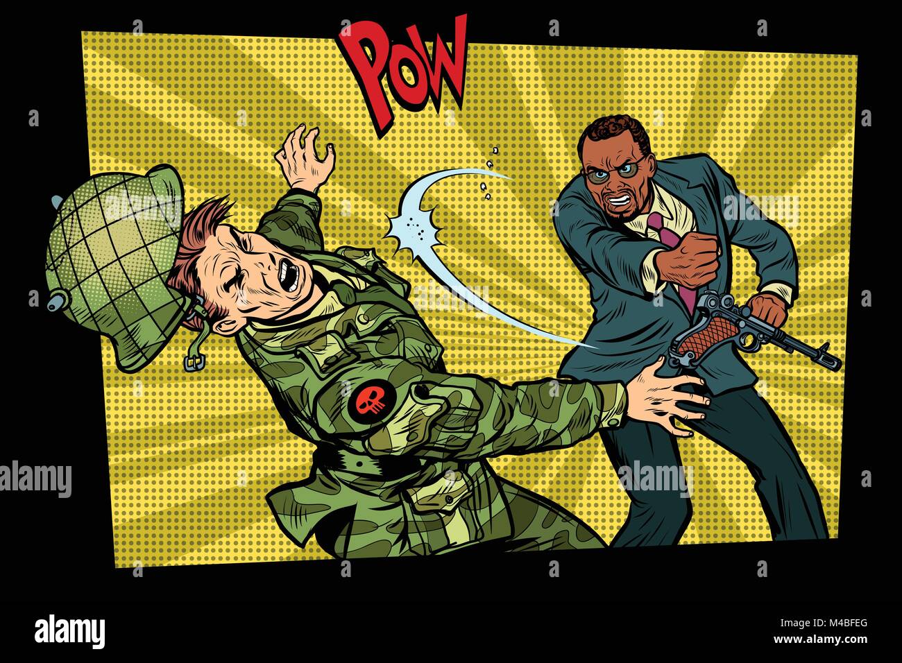 Guerrilla art action group Stock Vector Images - Alamy