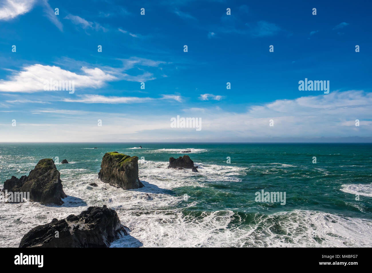 USA Pacific coast landscape, Oregon Stock Photo - Alamy