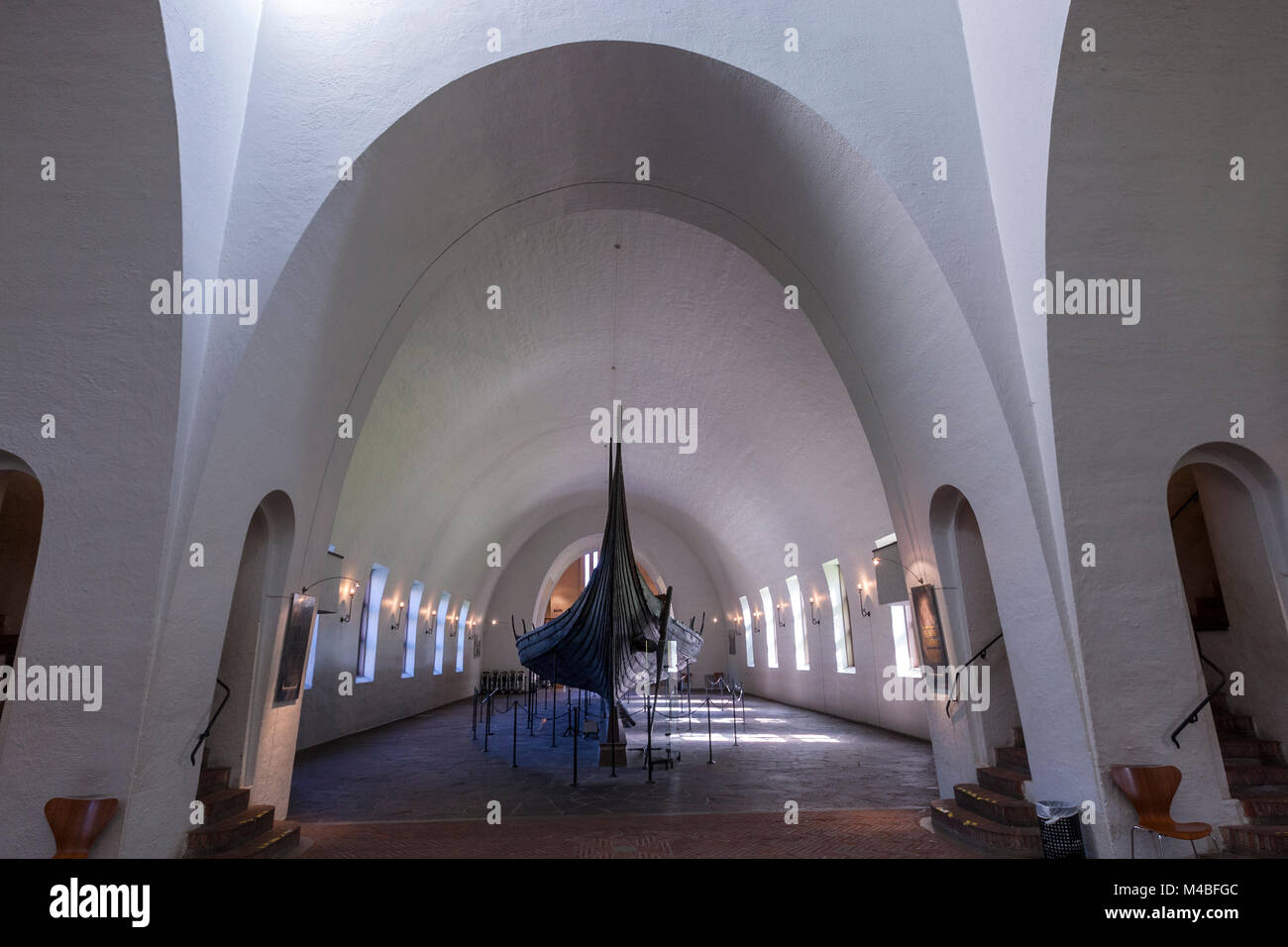 Oseberg Ship in Viking Ship Museum, Huk Aveny, Oslo, Norway Stock Photo ...