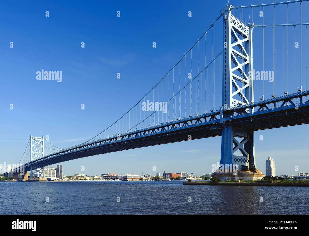 Benjamin Franklin Bridge. Philadelphia, Pennsylvania Stock Photo - Alamy