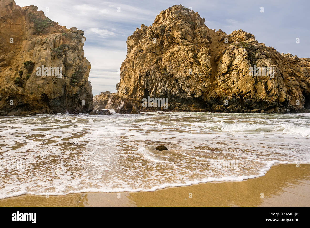 Rock at Pfeiffer Beach, California Stock Photo - Alamy