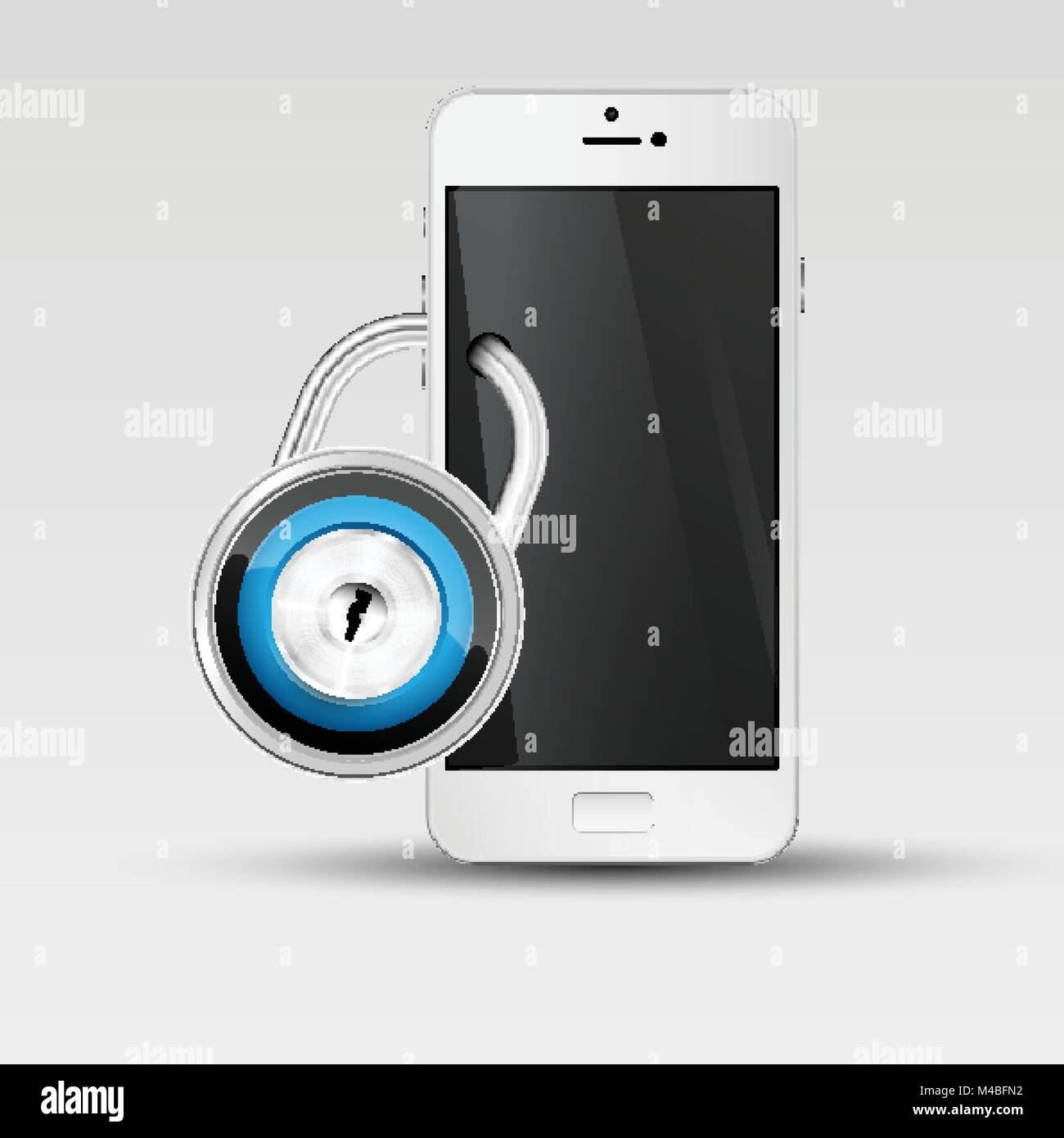 Mobile phone security call Stock Vector Images - Alamy