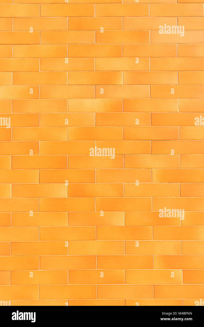 An orange tiled background with relatively small tiles Stock Photo - Alamy