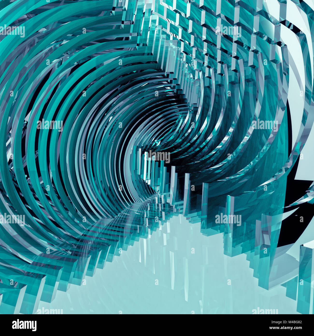 3d rendering of abstract arch background Stock Photo - Alamy