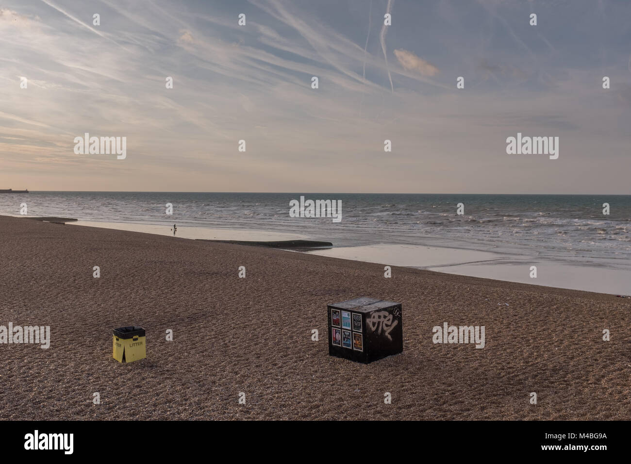 Brighton Beach on a September morning Stock Photo - Alamy