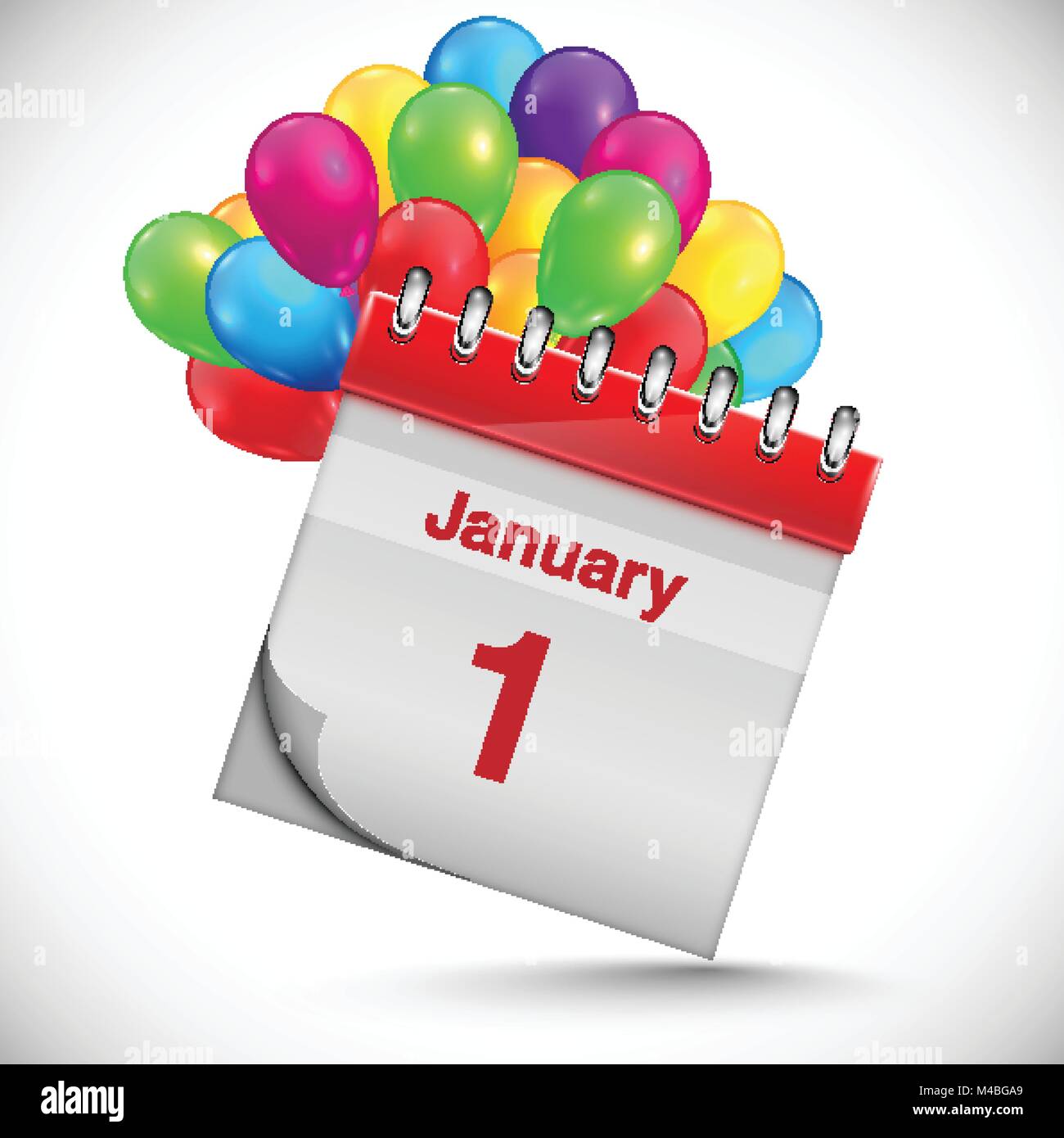 Calendar for New Year, vector Stock Vector Image & Art - Alamy