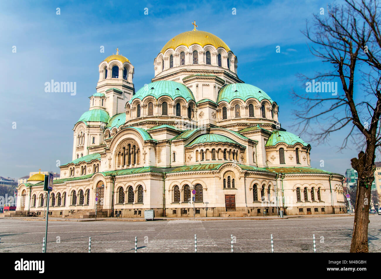 Beautiful view of Alexander Nevsky Cathedral in Sofia, the capital of ...