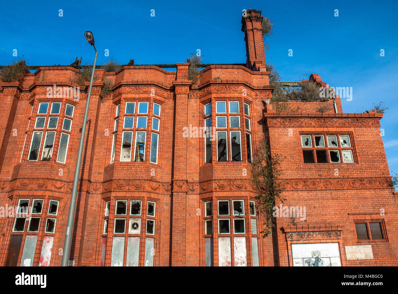 The Florence Institute for Boys, in a state of disrepair. Known localy ...